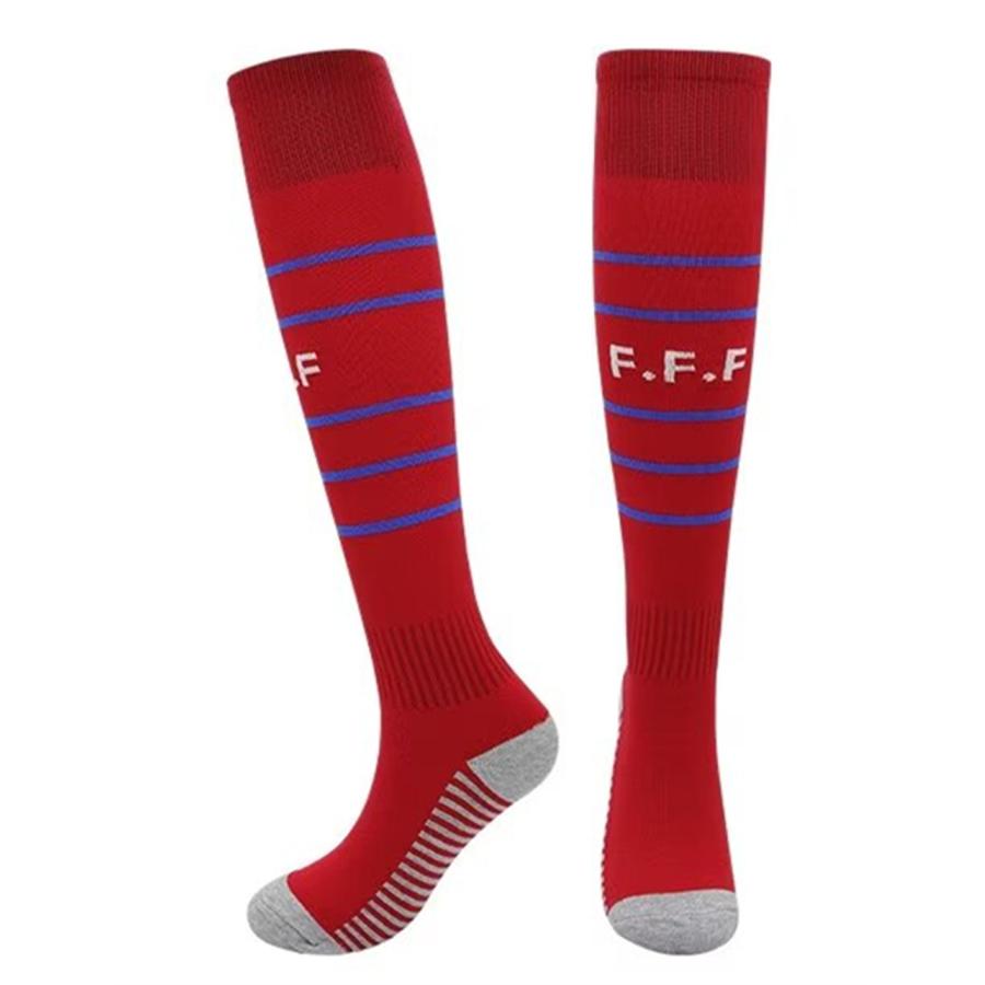 W81 フランス代表 サッカーストッキング 2024-2026年シーズン ホーム 専用ストッキング 大人用、子供用 フリーサイズ サッカーの靴下 : 横山スポーツ用品店 - 通販 ...