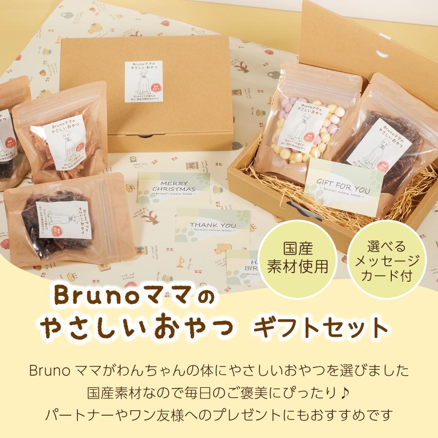 Brunoママのやさしいおやつ ギフトセット 国産 サクっとまぐろ35g ごちそう牛ジャーキー30g 鮪 マグロ 牛 ジャーキー 選べるカード ポイント利用 : ヨリアイDOGS - 通販 ...