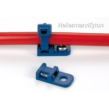 HellermannTyton（ヘラマンタイトン） MCCTAM1-BLU メタルコンテント アンカーマウント 青 ビス止め 100個入 (42050233)@ : よろずデポ Yahoo!店 ...