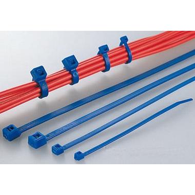 HellermannTyton ヘラマンタイトン T120R-TZ MSタイ 青 耐熱 耐薬品 50本入 インシュロック 結束バンド ...