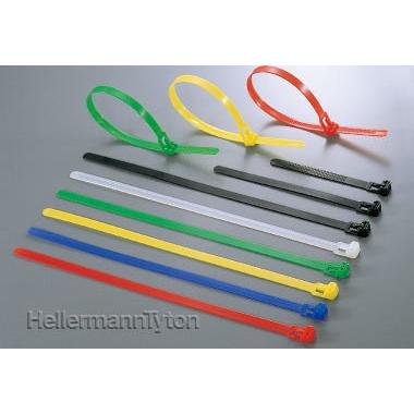 HellermannTyton ヘラマンタイトン RF100 リピートタイ 黒 標準 再結束 100本入 インシュロック 結束バンド (42030660)@ : よろずデポ Yahoo!店 ...