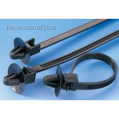 HellermannTyton（ヘラマンタイトン） RT50SD6 プッシュマウントタイ 黒 耐熱 100本入 (42201591) : よろずデポ Yahoo!店 - 通販 - Yahoo ...