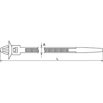 HellermannTyton（ヘラマンタイトン） RT50SD6 プッシュマウントタイ 黒 耐熱 100本入 (42201591) : よろずデポ Yahoo!店 - 通販 - Yahoo ...