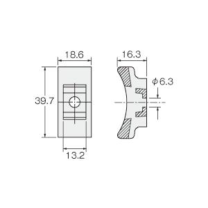 HellermannTyton ヘラマンタイトン LKCSF1 タイマウント 乳白 標準 ビス止め 100個入 配線固定具 インシュロック ...