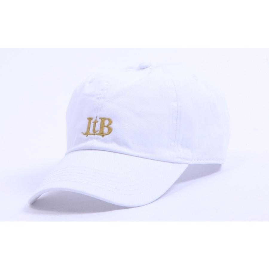 ITB CAP LOGO WHITE GOLD SNAPBACK 帽子 刺繍 壁田竜一 スケートボード ローキャップ スナップナック ロゴ ...