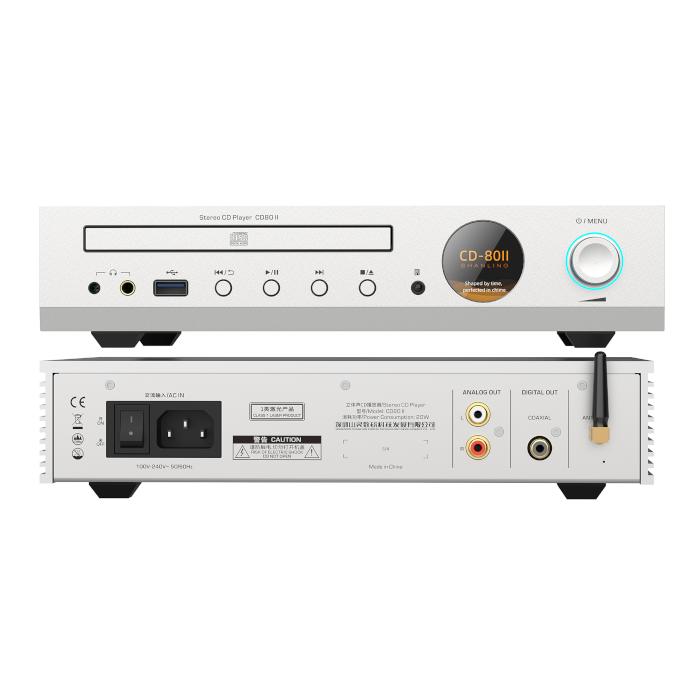 SHANLING SHANLING CD80 II シルバー 1台 コンパクトデスクトップCDプレイヤー CD80-2SILVER : 吉田苑 ...