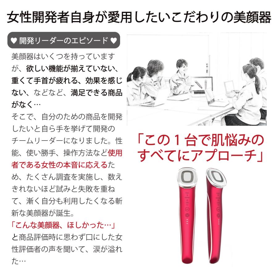 KLARRICO 美顔器 EMS ボーテ・マルティ 導入 リフトアップ スキンケア イオン 目元 口元 乾燥 肌 毛穴 シワ たるみ 美容 小顔 表情筋 : Blooming - 通販 ...