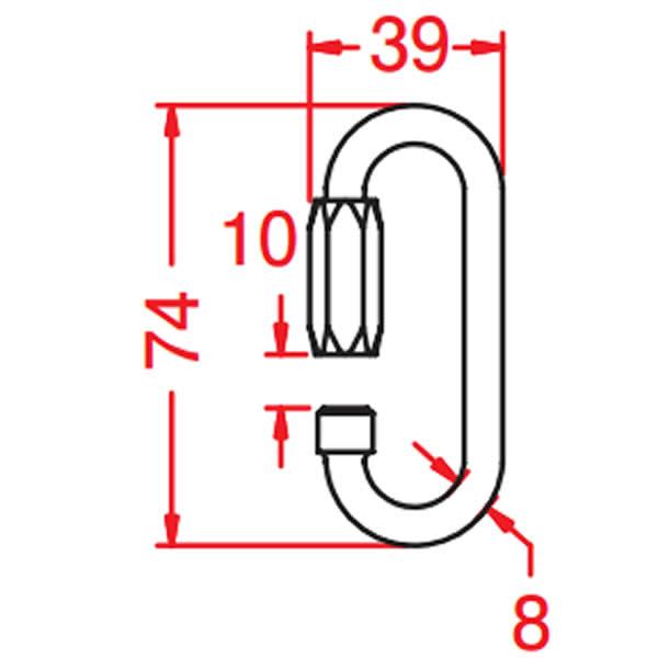 [KONG] コング オーバルクイックリンクス 8mm (79g) 778000 6511600034 : ヨシキピーツーヤフー店 - 通販 - Yahoo!ショッピング