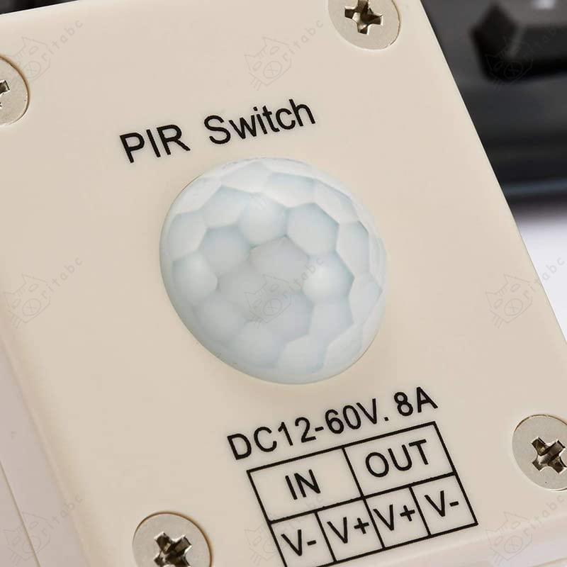 赤外線 人感センサースイッチ DC12V-24V LED用 距離5-8メートル リレー 検知 PIRモーションセンサースイッチ 防水 屋内 屋外 キッ : YOSHIMIZU STORE ...