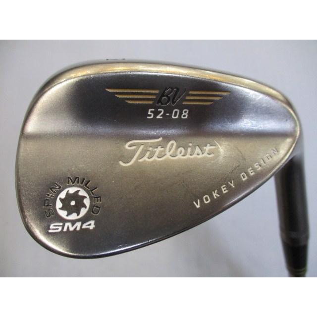 タイトリスト ボーケイ・ウェッジスピンミルドSM4ブラック 52.08/DG デザインチューニング/X100/52[103541] : 011216170103541 : ヨシヤゴルフ ...