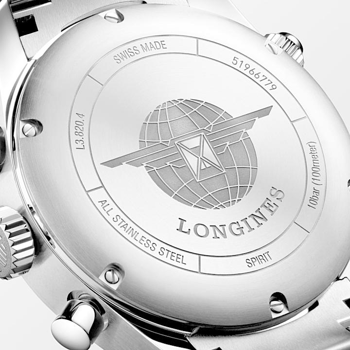 LONGINES （5年間保証）LONGINES ロンジン スピリット クロノグラフ spirit L38204936 L3.820.4.93 ...