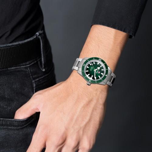 RADO ラドー 腕時計 キャプテンクック オートマチック リミテッド 42mm グリーン文字板 300m防水 ステンレススチール ...