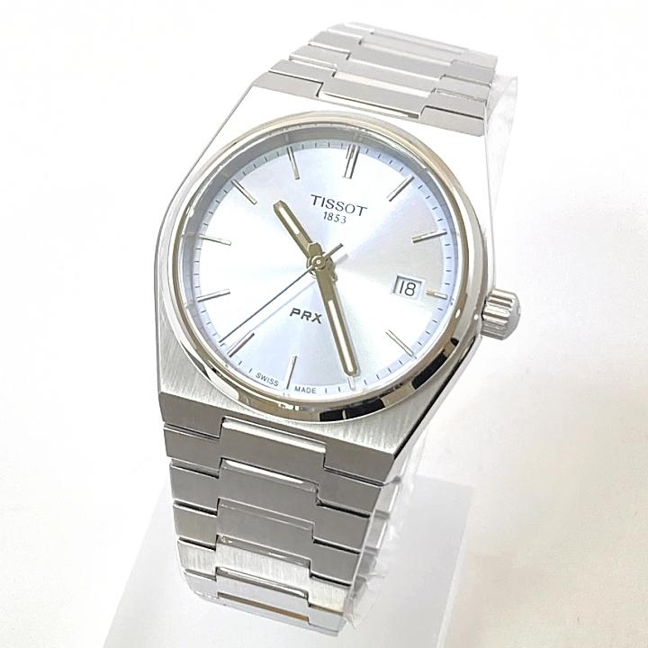 TISSOT TISSOT ティソ 腕時計 PRX 35mm クォーツ T137.210.11.351.00 ライトブルー ユニセックスモデル ...