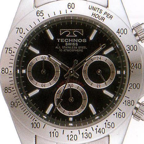 テクノス (TECHONOS) メンズ 腕時計 クロノグラフ 10気圧防水 TSM401SB ブラック文字盤 : 時計・宝石のヨシイ - 通販 ...