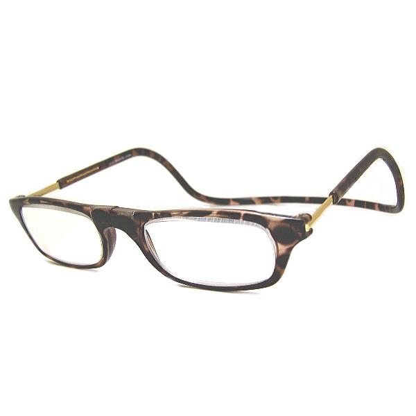 CLIC READERS クリックリーダー ブラウン : 宝石メガネヨシムラヤフー店 - 通販 - Yahoo!ショッピング