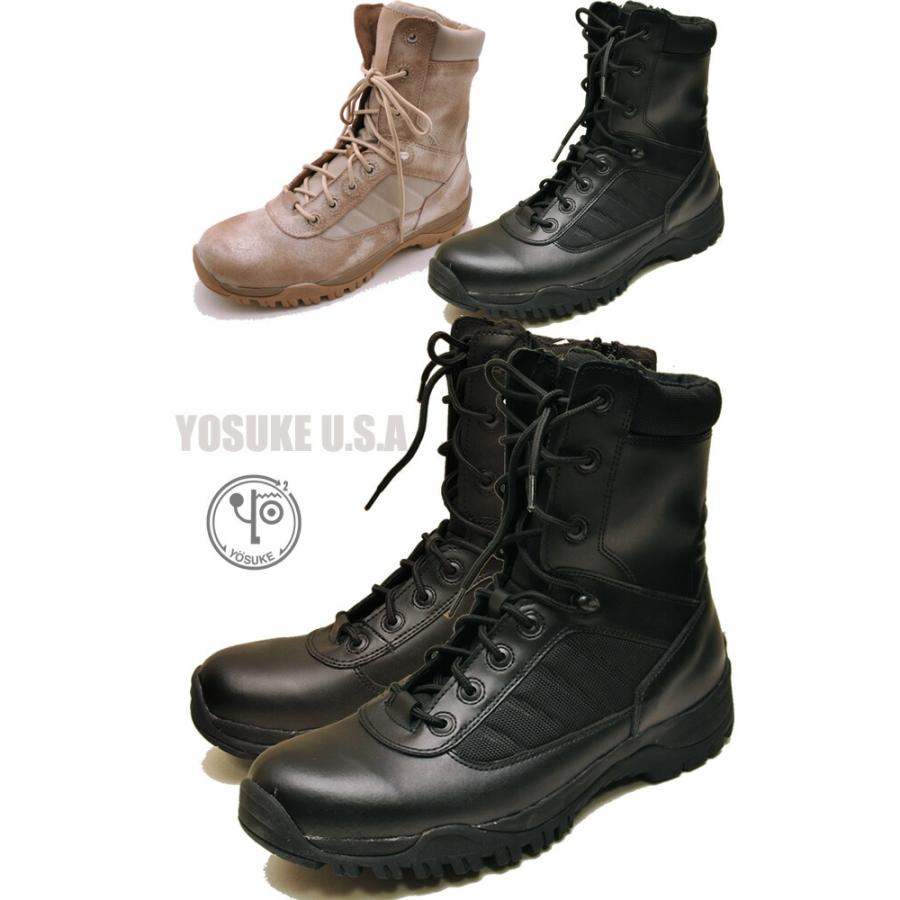 YOSUKE 公式SHOP特典キズ補修液付 / ヨースケ コンバットブーツ メンズ 本革 レザー 4.5cm ヒール : ヨースケ公式 ヤフーショップ - 通販 - Yahoo!ショッピング