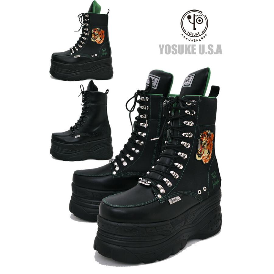 YOSUKE 公式SHOP特典キズ補修液付 / ヨースケ 厚底 スニーカー メンズ ハイカット 9.5cm 厚底フラット : ヨースケ公式 ヤフーショップ - 通販 - Yahoo!ショッピング