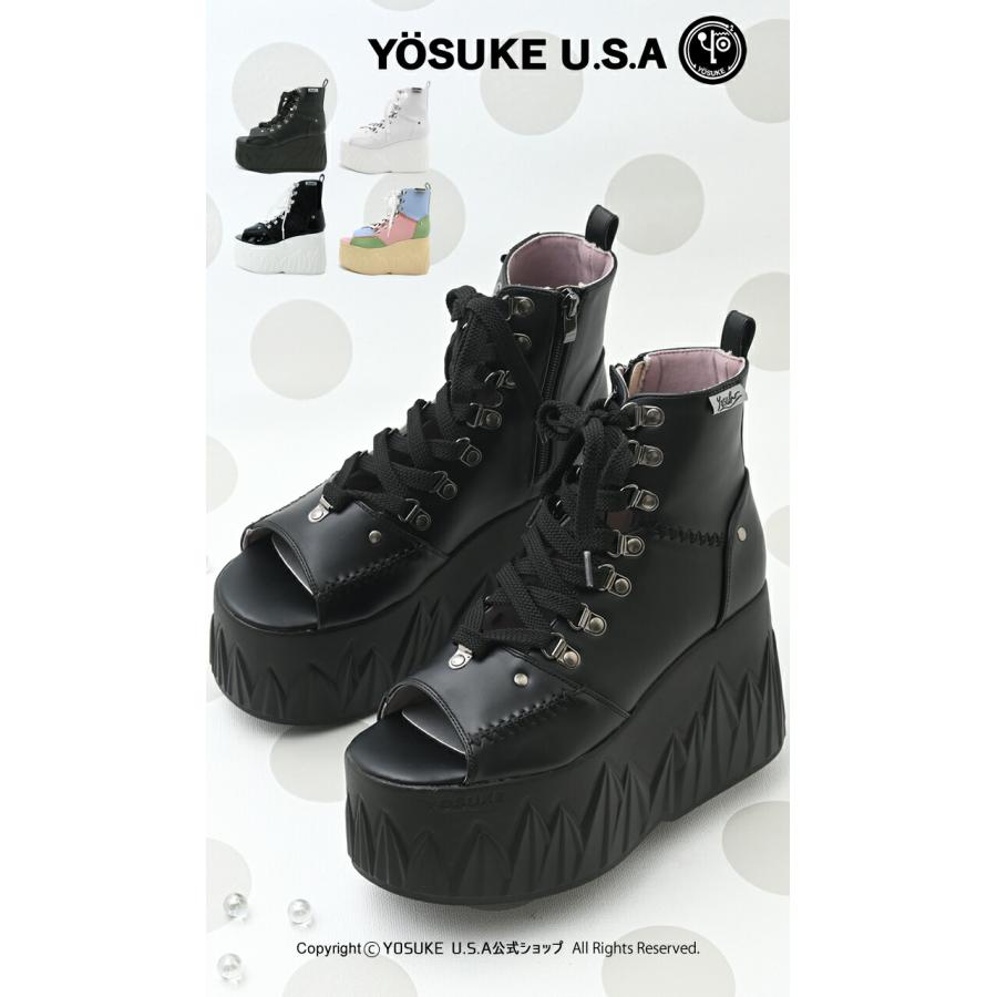 YOSUKE 公式SHOP特典キズ補修液付 / ヨースケ 厚底 ブーツサンダル レディース 10cm ヒール : ヨースケ公式 ヤフーショップ - 通販 - Yahoo!ショッピング