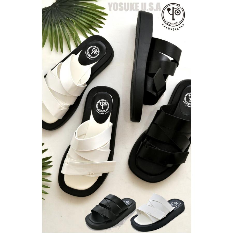 YOSUKE 公式SHOP特典キズ補修液付 / ヨースケ フラットサンダル ミュール レディース 歩きやすい 3cmヒール : ヨースケ公式 ヤフーショップ - 通販 - Yahoo!ショッピング