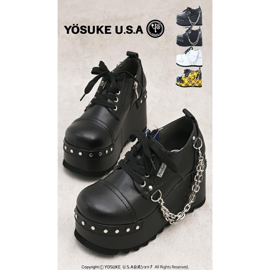 YOSUKE 公式SHOP特典キズ補修液付 / ヨースケ 厚底シューズ レディース チェーン付き 10cmヒール : ヨースケ公式 ヤフーショップ - 通販 - Yahoo!ショッピング