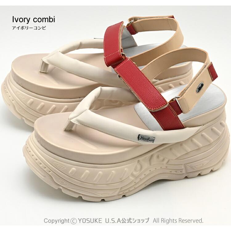 YOSUKE 公式SHOP特典キズ補修液付 / ヨースケ 厚底サンダル 鼻緒 ベンハータイプ メンズ 10cm 厚底フラット : ヨースケ公式 ヤフーショップ - 通販 - Yahoo!ショッピング