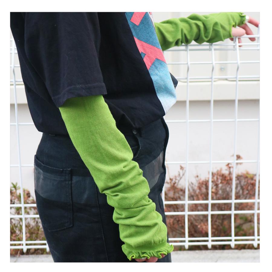 アームカバーTAWARA UVカット たわら ゆるめ ゆったり ロング 日焼け対策 日よけ UV加工 UV対策 レディース シンプル 無地 冷房対策 2023 stample スタンプル ...