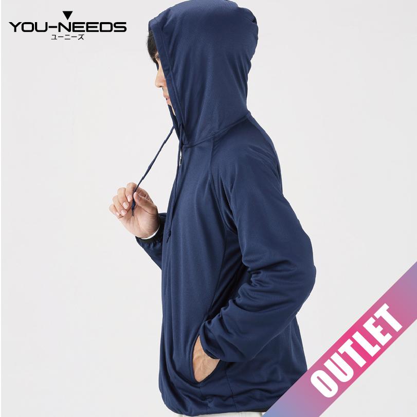 アウトレット 早い者勝ち メンズUVカットパーカー M L LL 吸汗速乾 ハニカムメッシュ キャンプ 登山 アウトドア 40代 50代 60代 低価格 メール便対応商品 : YOU ...