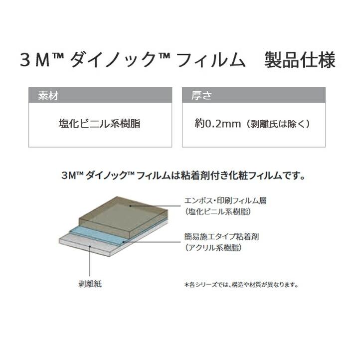 壁紙 防火 耐水 木目調 マットシリーズ 幅約122cm 1m以上10cm単位切り売り (10cmあたり) ドライウッド Dry Wood スキージー付 3M ダイノックフィルム (R) DW ...