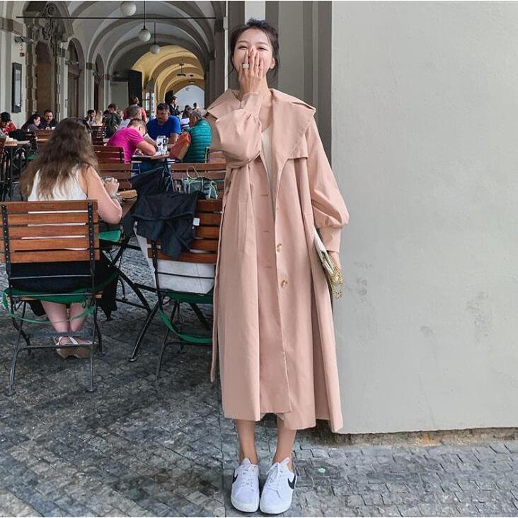 スプリングコート レディース トレンチコート 春コート ロングコート