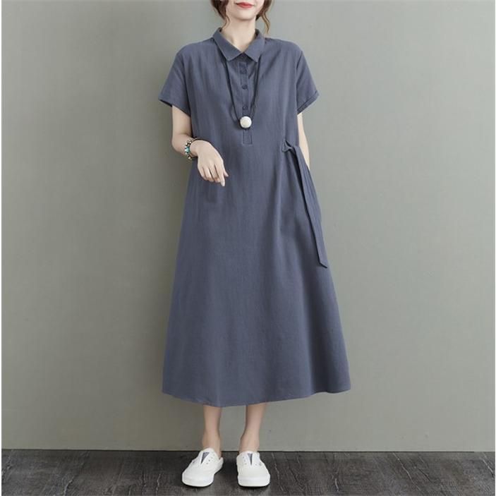 シャツワンピース ワンピース レディース ロングワンピース 半袖 シャツワンピース ワンピース レディース ロングワンピース 半袖
