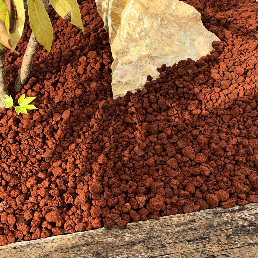 赤スコリア 溶岩 砂利 外構 赤 3-10mm 200kg : E-garden ヤフー店 - 通販 - Yahoo!ショッピング