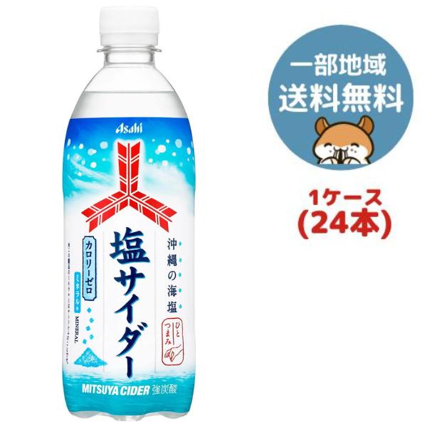 三ツ矢 アサヒ 塩サイダー 500ml 24本 (1ケース) : ゆあまーとヤフー店 - 通販 - Yahoo!ショッピング