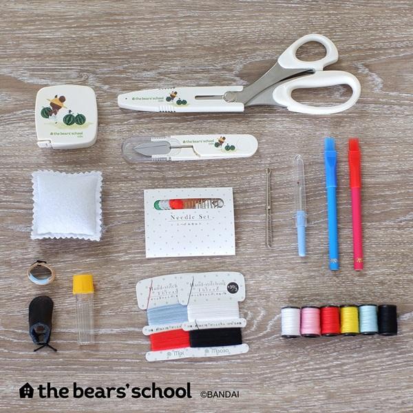 ミササ Misasa ソーイングセット くまのがっこう うす型タイプ (13点入り) スイカ 1821 : 洋裁・手芸道具の通販ホリウチ - 通販 - Yahoo!ショッピング