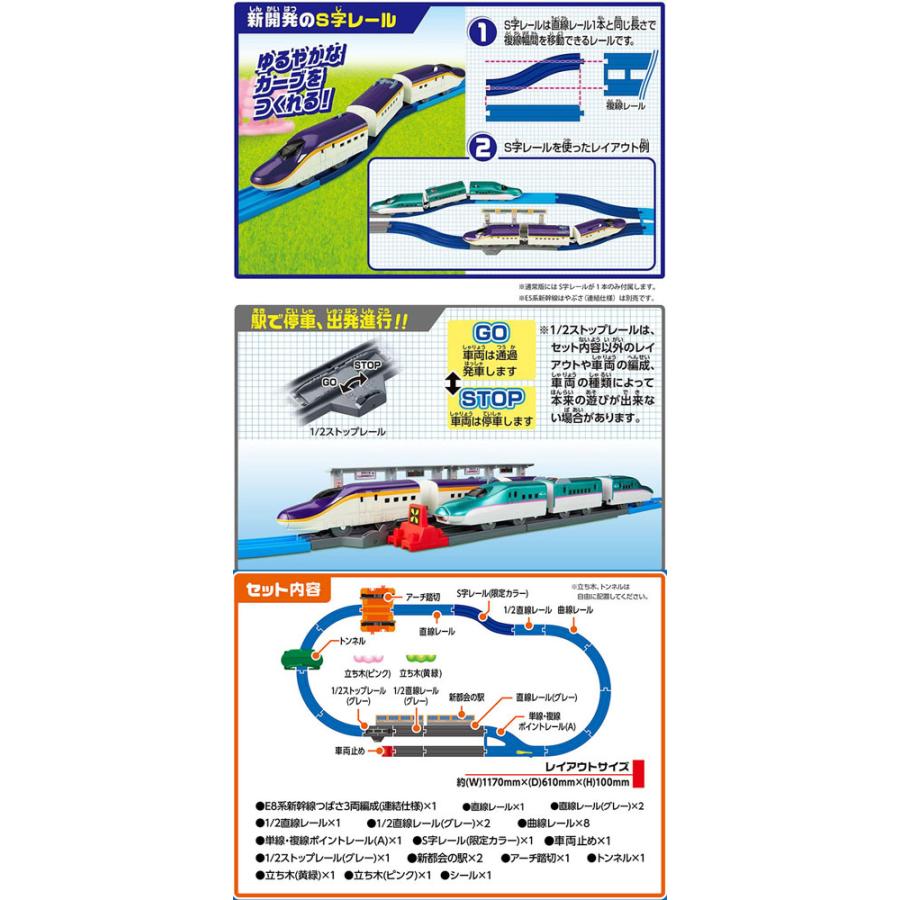 送料無料 特典 ハンバーガーショップトレーラー 付プラレール 連結!E8系つばさ&トミカアーチ踏切セット : ユウセイ堂1号店 Yahoo!shopping店 - 通販 - Yahoo!ショッピング