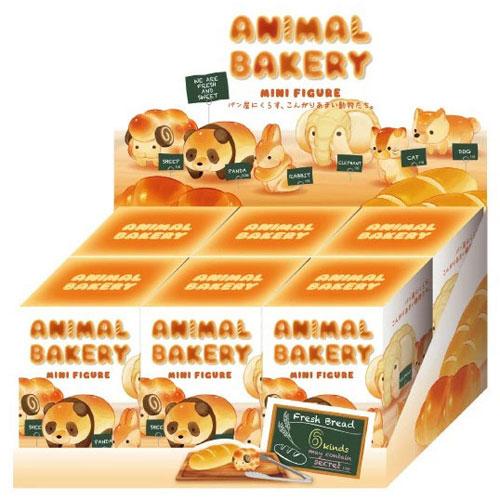 送料無料 [6個セット=1BOX] ANIMAL BAKERY MINI FIGURE アニマルベーカリー ミニフィギュア : ユウセイ堂1号 ...