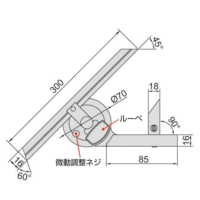 インサイズ INSIZE ユニバーサルプロトラクタ 2372-360 :IN1-2372-360:溶接用品の専門店 溶接市場 - 通販 ...