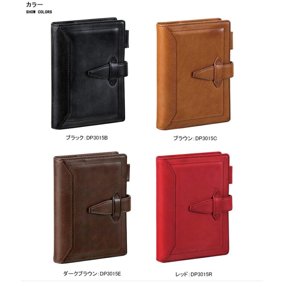 システム手帳 名入れ ダ・ヴィンチ DAVINCI グランデ ロロマクラシック(艶味) ポケットサイズ 全4色 DP3015 :da ...