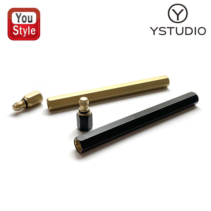 ワイスタジオ ystudio シャープ芯ケース 真鍮芯ケース シャーペン STAT-07 ブラック STAT-07B プレゼント 筆記具 文房具 事務用品 誕生日 就職 入学 卒業 : You ...