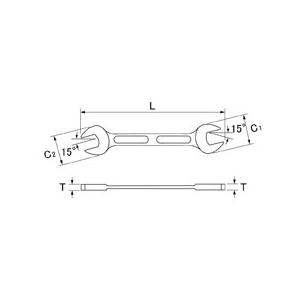 ASAHI LIGHTOOL(ライツール) 両口スパナ LSX1921(19X21) : YOUTOOL - 通販 - Yahoo!ショッピング