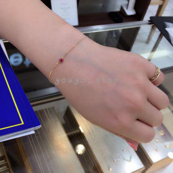 一粒ルビーネックレス S925 シルバー 18kゴールドメッキ シングルルビーネックレス 鎖骨チェーン ローズゴールドブレスレット ペンタントネックレス :youyo-0187:youyo ...