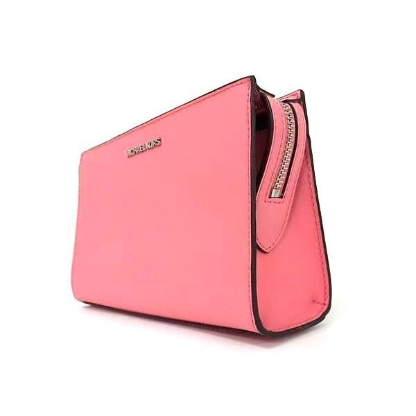 ■新品■未使用■ MICHAEL KORS マイケルコース レザー クロスボディ ショルダーバッグ 斜め掛け レディース ピンク系 BF8662 MICHAEL KORS（マイケルコース） □新品□未使用□ レザー クロス