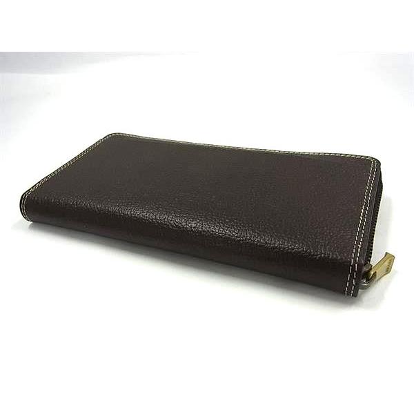 ■新品同様■ PRARE プレリー レザー ラウンドファスナー 長財布 ウォレット メンズ ブラウン系 BK5065 □新品同様□ PRARE プレリー レザー ラウンドファスナー 長財布