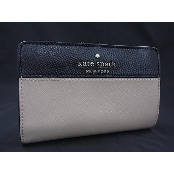 kate spade new york childrenswear 美品 ケイトスペード T348 レザー L字ファスナー 二つ折り 財布 ...