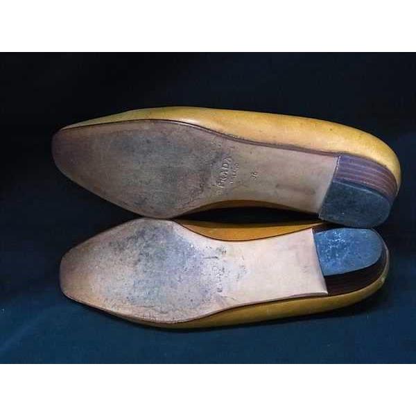 PRADA プラダ レザー ヒール パンプス 表記サイズ36 (約23cm) 靴 シューズ ブラウン系 DJ8283 : ブランドショップpleasure - 通販 - Yahoo!ショッピング