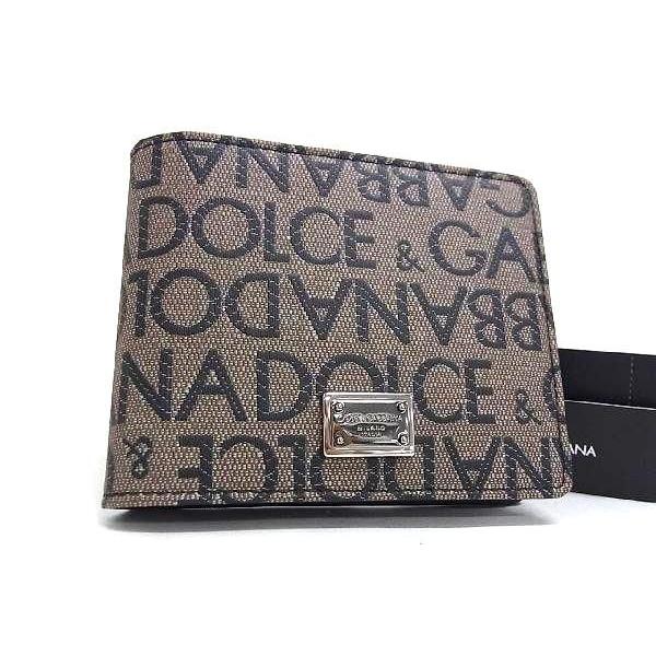 DOLCE&GABBANA 新品 未使用 DOLCE＆GABBANA ドルチェ&ガッバーナ ナイロンキャンバス 二つ折り 財布 ウォレット ...