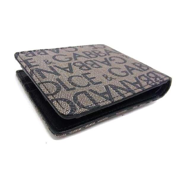 DOLCE&GABBANA 新品 未使用 DOLCE＆GABBANA ドルチェ&ガッバーナ ナイロンキャンバス 二つ折り 財布 ウォレット ...