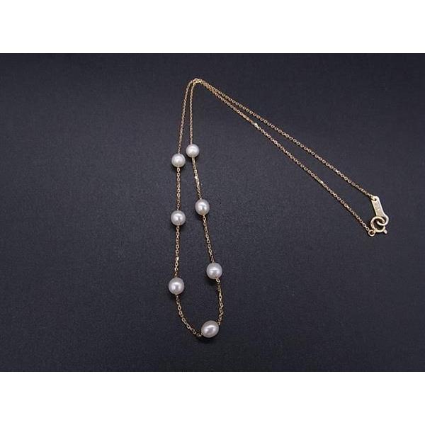 極美品 TASAKI タサキ 本真珠 淡水真珠 淡水パール 約5mm K18 18金 総重量約2.41g ネックレス アクセサリー ゴールド系 FC7684 : fc7684 : ブランド ...