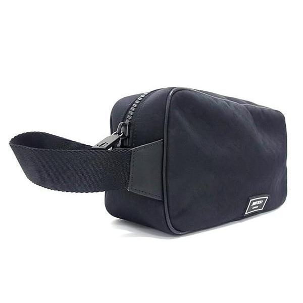 ■新品■未使用■ JIMMY CHOO ジミーチュウ デイトン ナイロン クラッチバッグ セカンドバッグ ブラック系 FC8344 JIMMY CHOO（ジミーチュウ） □新品□未使用□ デイトン ナイロン