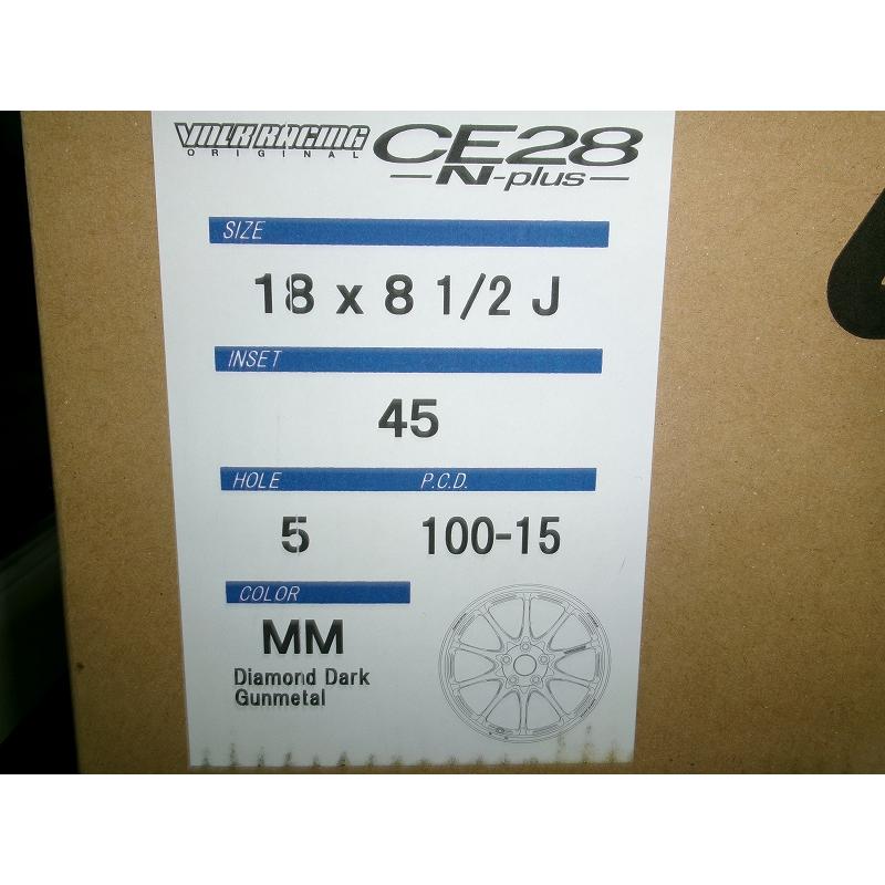 RAYS 【在庫あり】CE28N-plus 18インチ8.5J＋45 5H100 ガンメタ 4本 : YR-Advanceヤフーショップ - 通販 - Yahoo!ショッピング