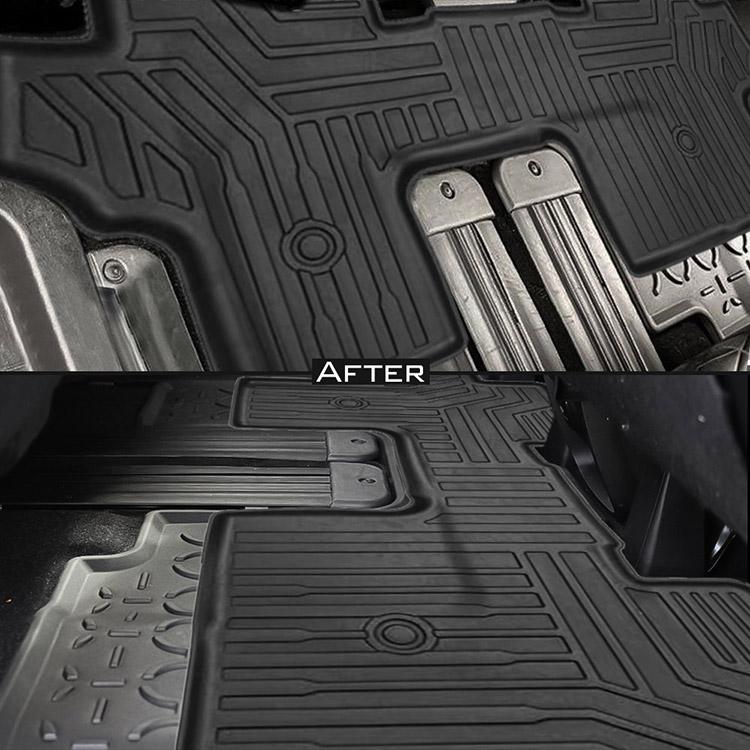 三菱 デリカD5 3Dフロアマット 2列目 立体カーマット 防水 滑り防止 耐汚れ TPE カスタムパーツ 1枚 : tokutoyo-2 Yahoo!店 - 通販 - Yahoo!ショッピング